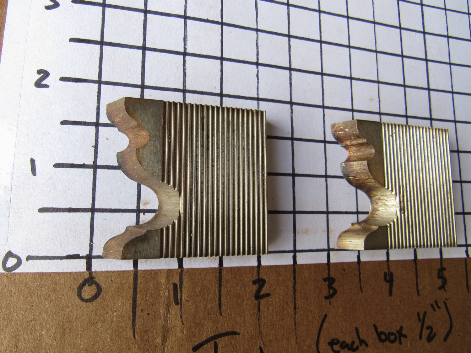 Eastern Triangle Enterprises LLC E-Store. Pair Moulder Blades Bits ...